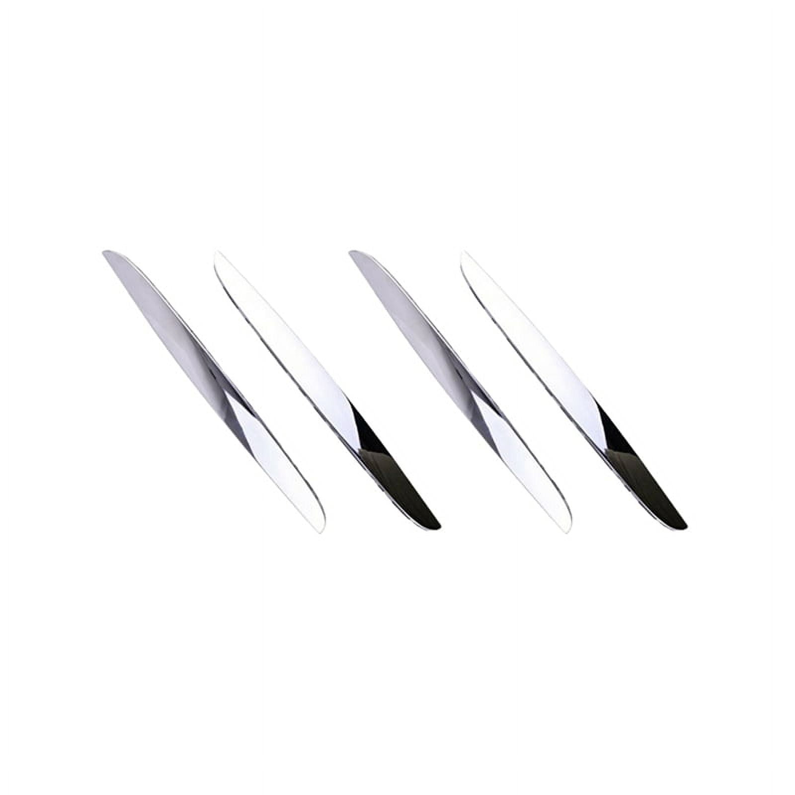 4Pcs Chrome ABS Front Bumper Above Kidney Grille Hood Cover Trim ...