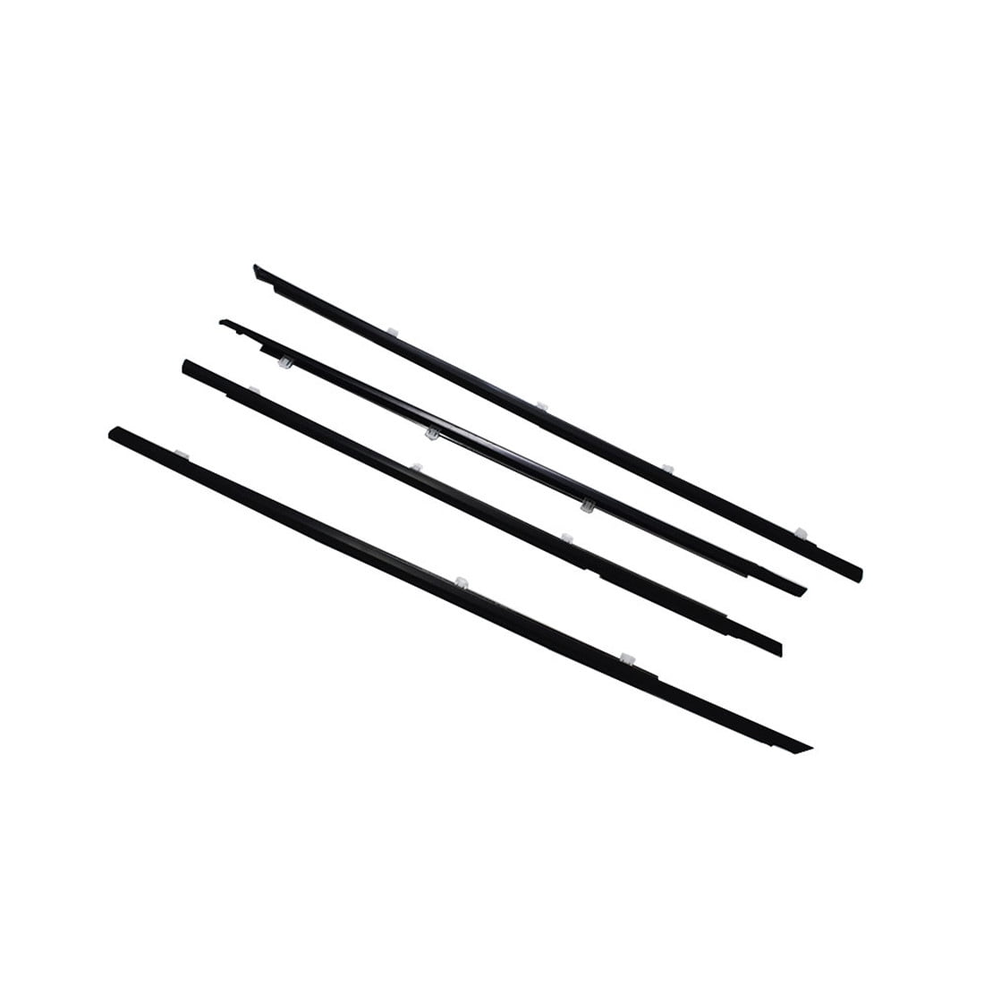 4Pcs Chrome Weatherstrip Window Moulding Trim Seal Belt Fit for 2008 ...