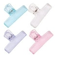 4Pcs Clear Acrylic Paper Clip 74mm Acrylic Paper Clip Paper Clamps for ...