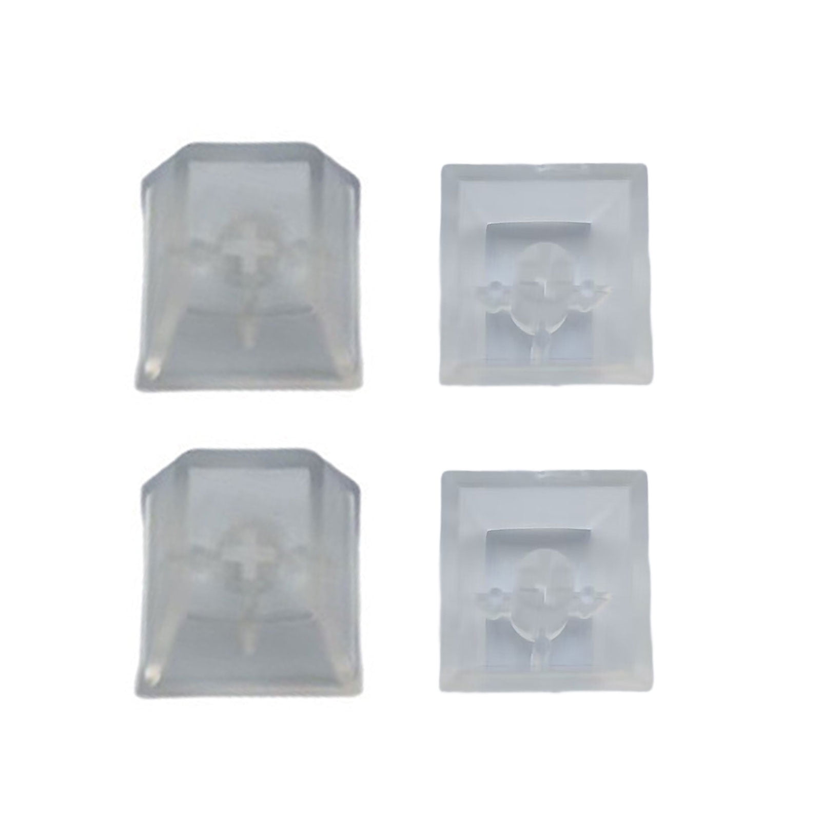 4Pcs Clear Keycaps Profile Height Keyboard Covers For Switches ...