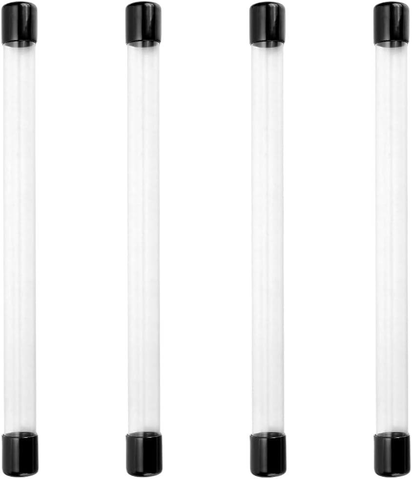 4Pcs Clear Storage Tube 21x300mm Length Clear Round Plastic Tubing ...
