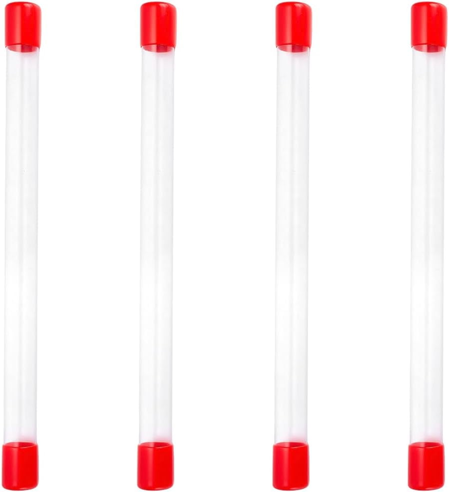 4Pcs Clear Storage Tube 21x300mm Length Clear Round Plastic Tubing ...