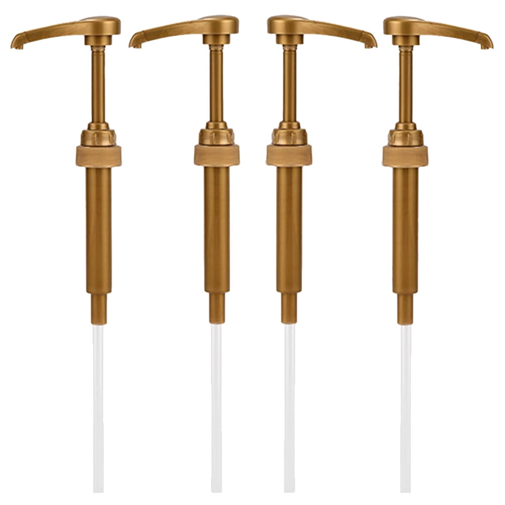 4Pcs Coffee Syrup Pump Drink Flavoring Syrups Pump Syrup Bottle Pump ...