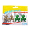 4Pcs Colorful Soft Bionic for Fishing Lure Single Hook Simulation Fake ...