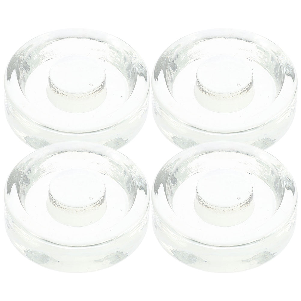 4pcs Compact Fermentation Glass Weights Wide Mouth Jar Pickle Lids Jars