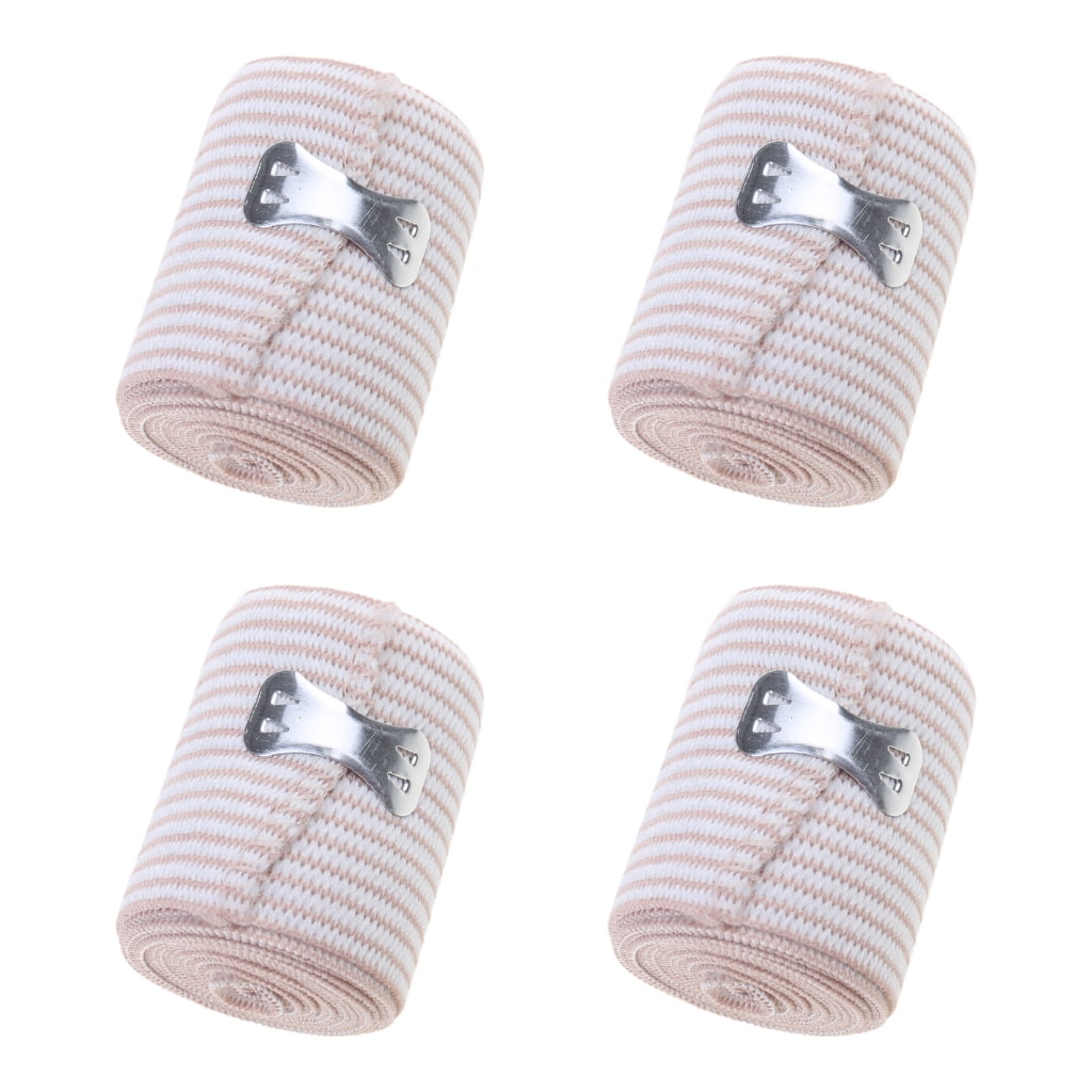 4Pcs Compression Bandage Tape Wound Dressing Emergencies Muscle Tape ...