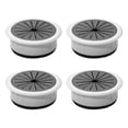 4Pcs Computer Desk Cable Hole Cover Plastic Desktop Cable Organization ...