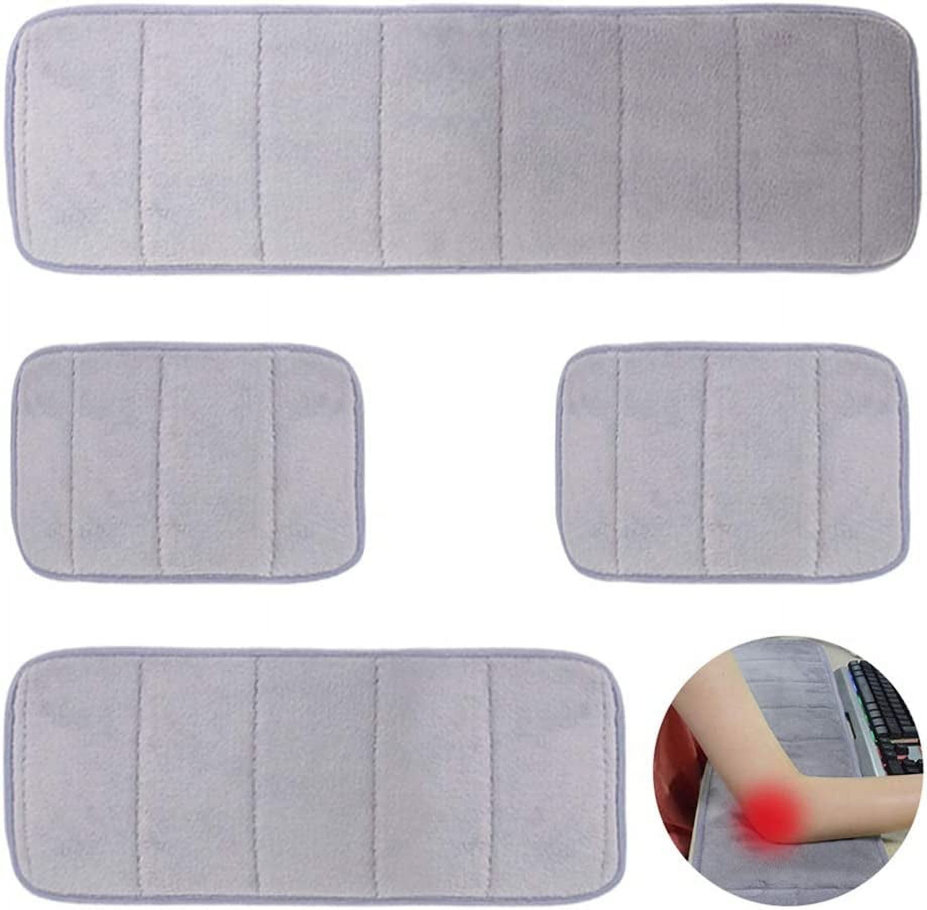 RETON 4Pcs Computer Wrist Elbow Pad, Memory Foam Wrist Rest Set, Non ...
