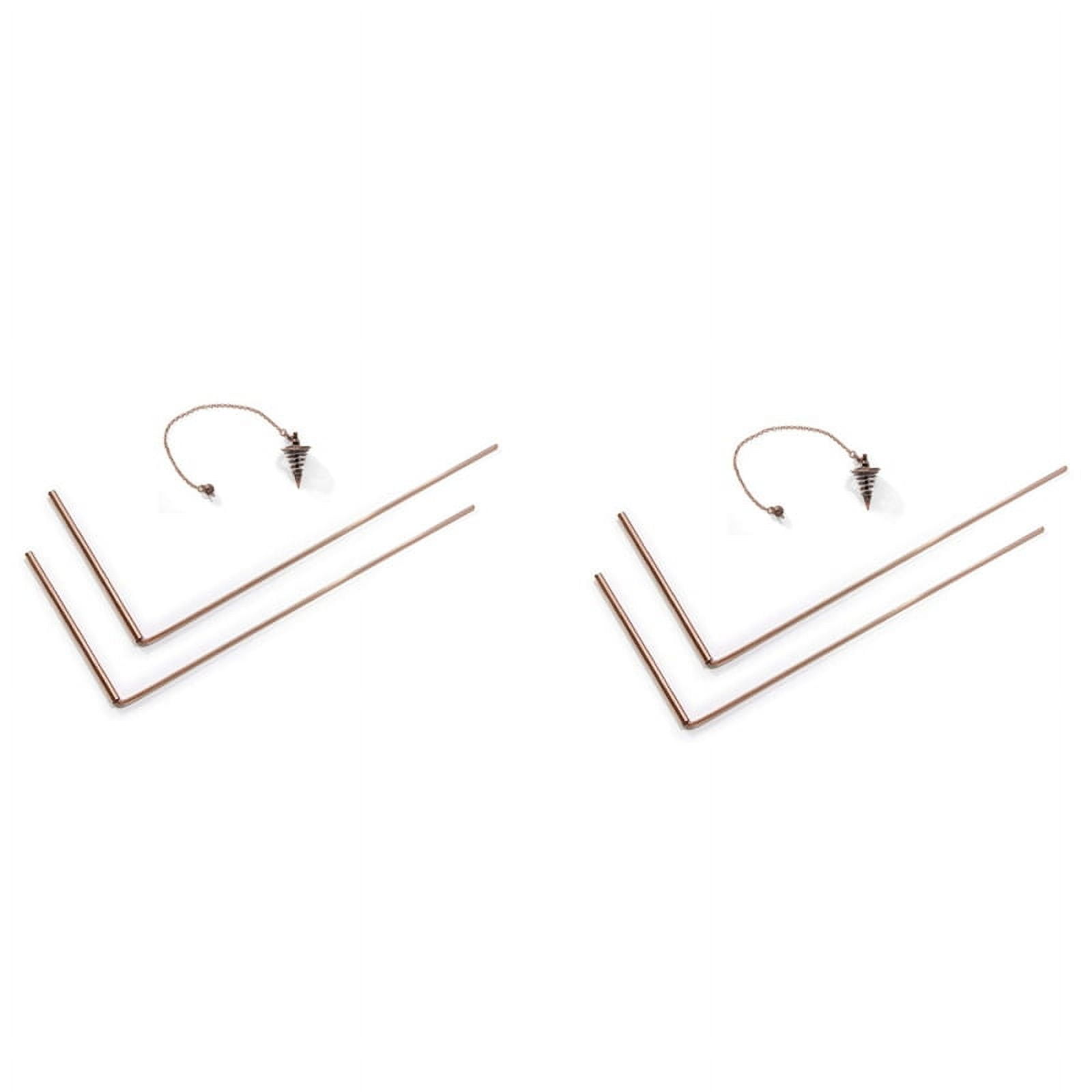4Pcs Copper Dowsing Rods Spiritual Divining Rods Flexible Copper Rod ...