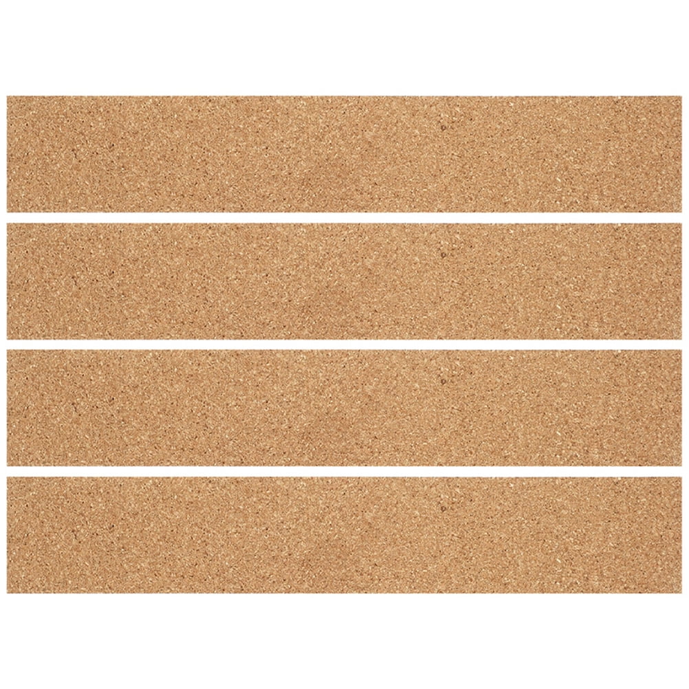 4Pcs Cork Wall Strips Office Bulletin Strips Message Cork Strips Photo ...