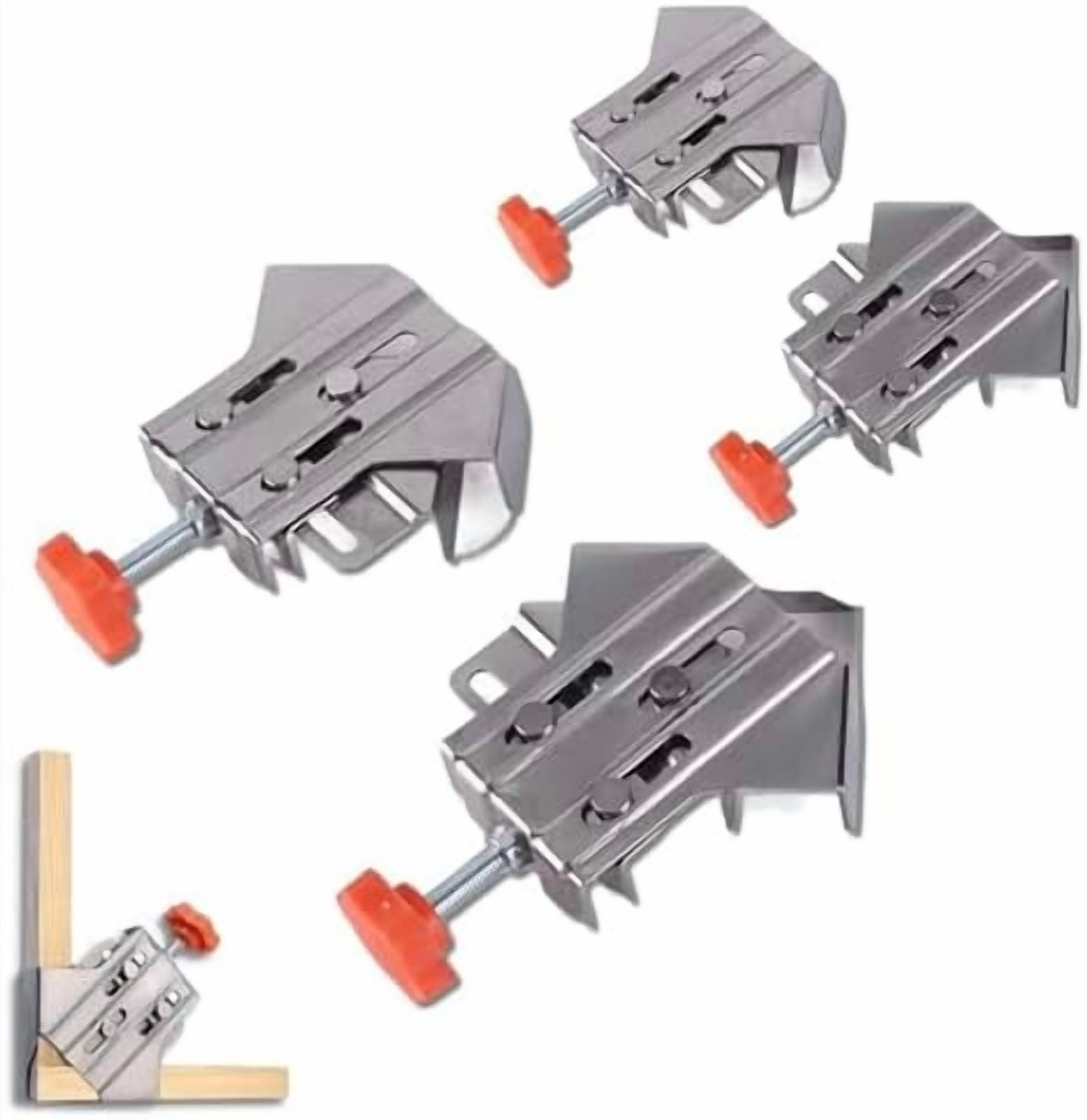 4Pcs Corner Clamp, 90 Degree Clamp Multipurpose Stainless Steel Right ...