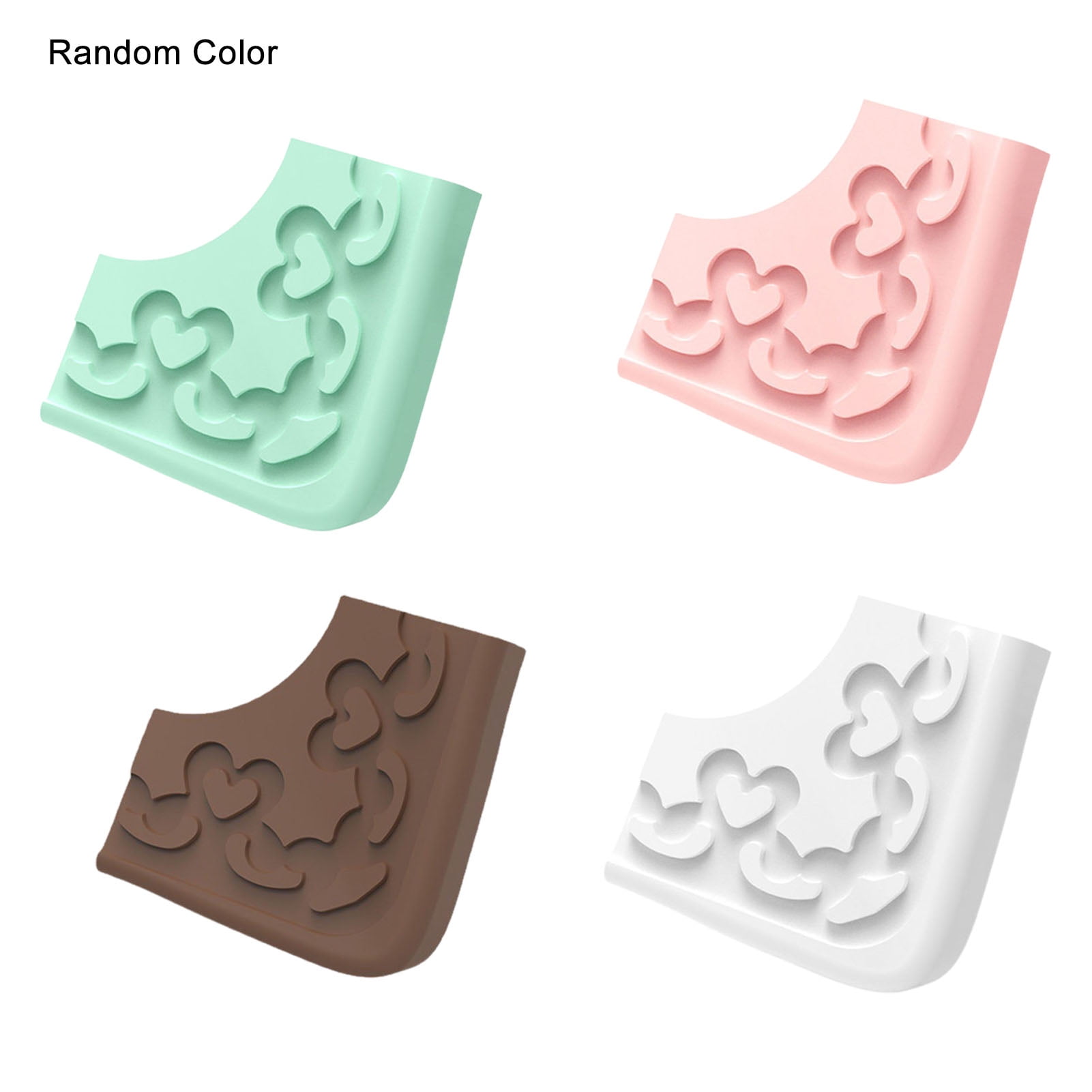 4Pcs Corner Guards,Edge Bumpers,Super Soft Wear Silicone Table Corner ...