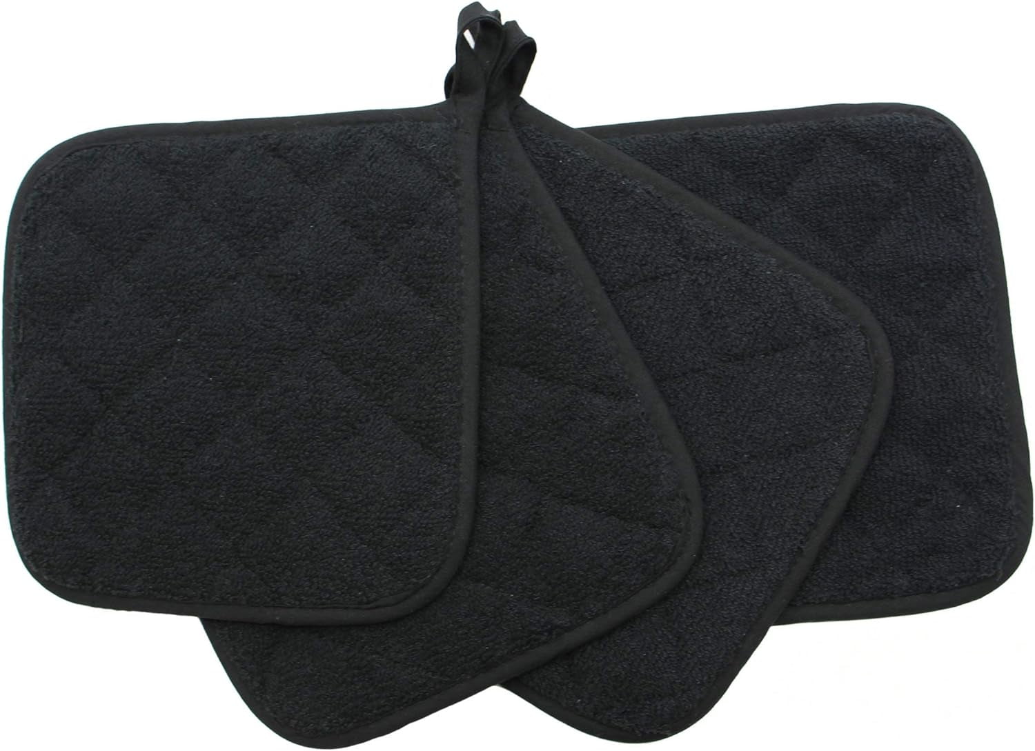 4Pcs Cotton Pot Holders Cotton Made Machine Washable Heat Resistant ...