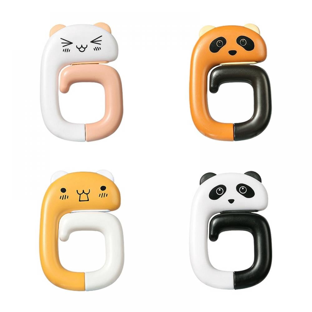 4Pcs Creative Wall Hook Key Holder,Kids Cute Coat Wall Hooks for ...