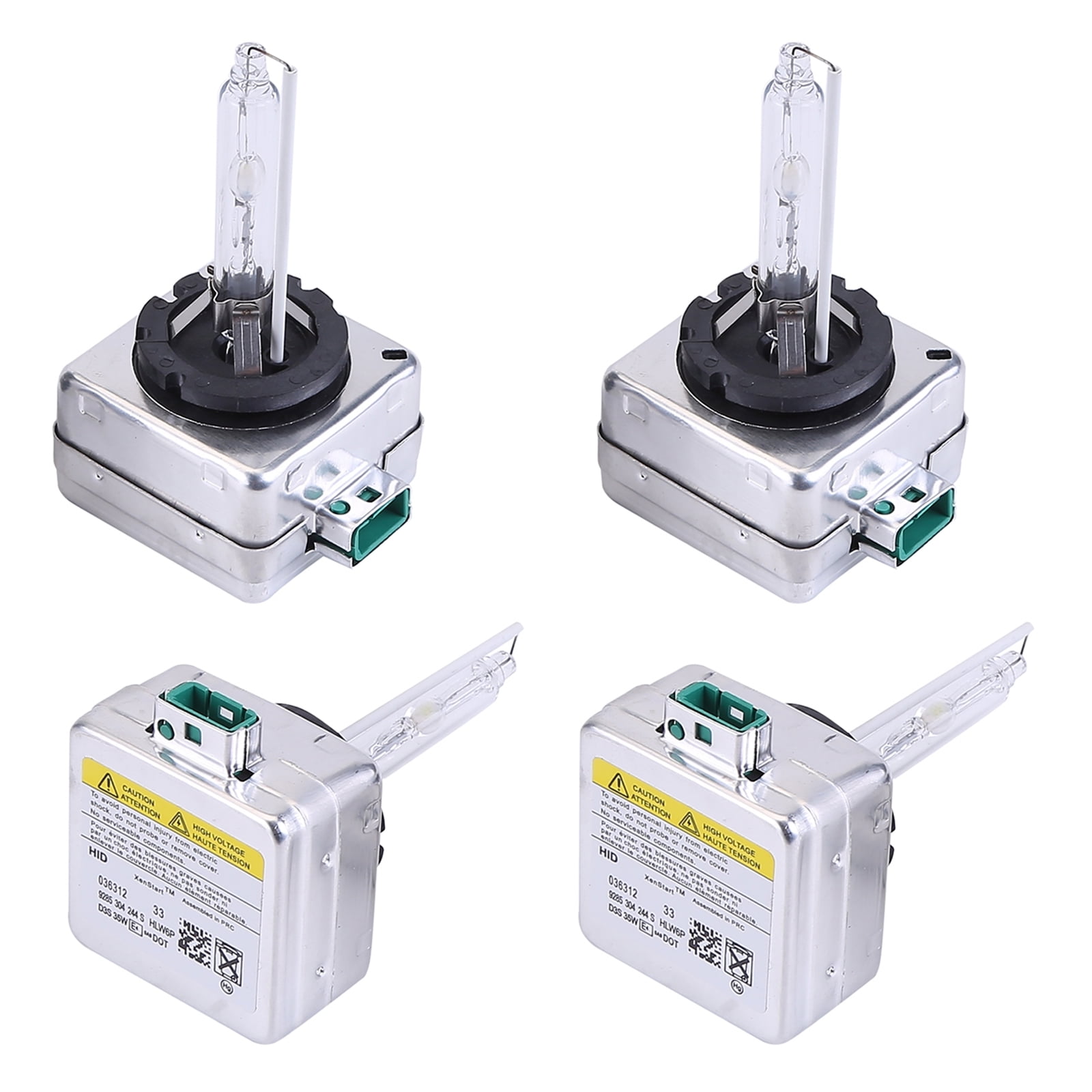 4Pcs D3S Xenon Bulb 6000K 35W 85V HID Headlight Bulbs D3S Xenon ...