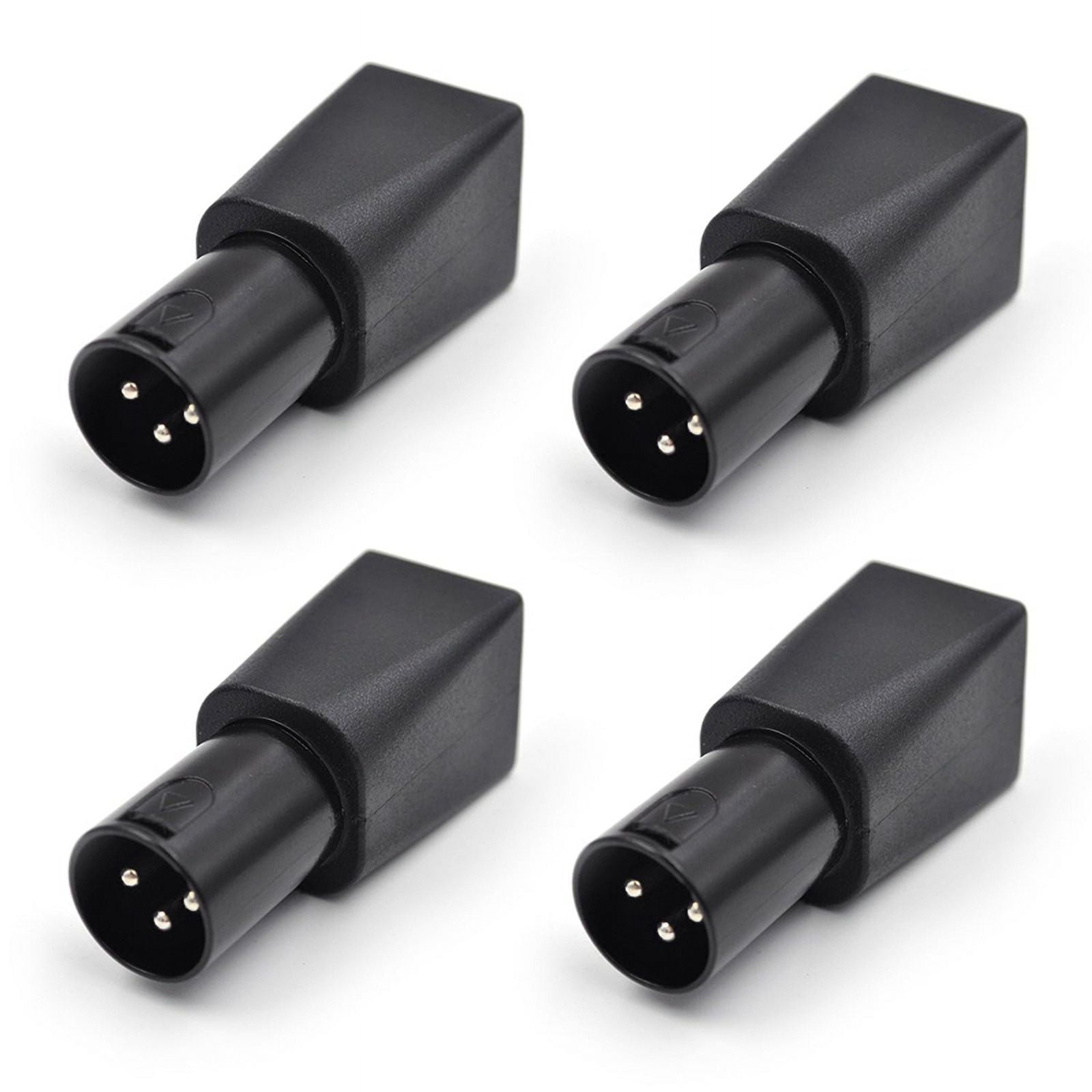 4Pcs to RJ45 Connector RJ45 Ethernet to 3 Pin XLR Adapter 3-Pin XLR ...