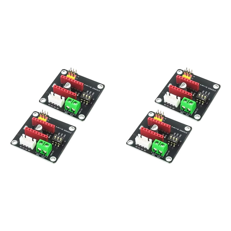 4Pcs DRV8825 A4988 3D Printer 42 Stepper Motor Driver Controller ...