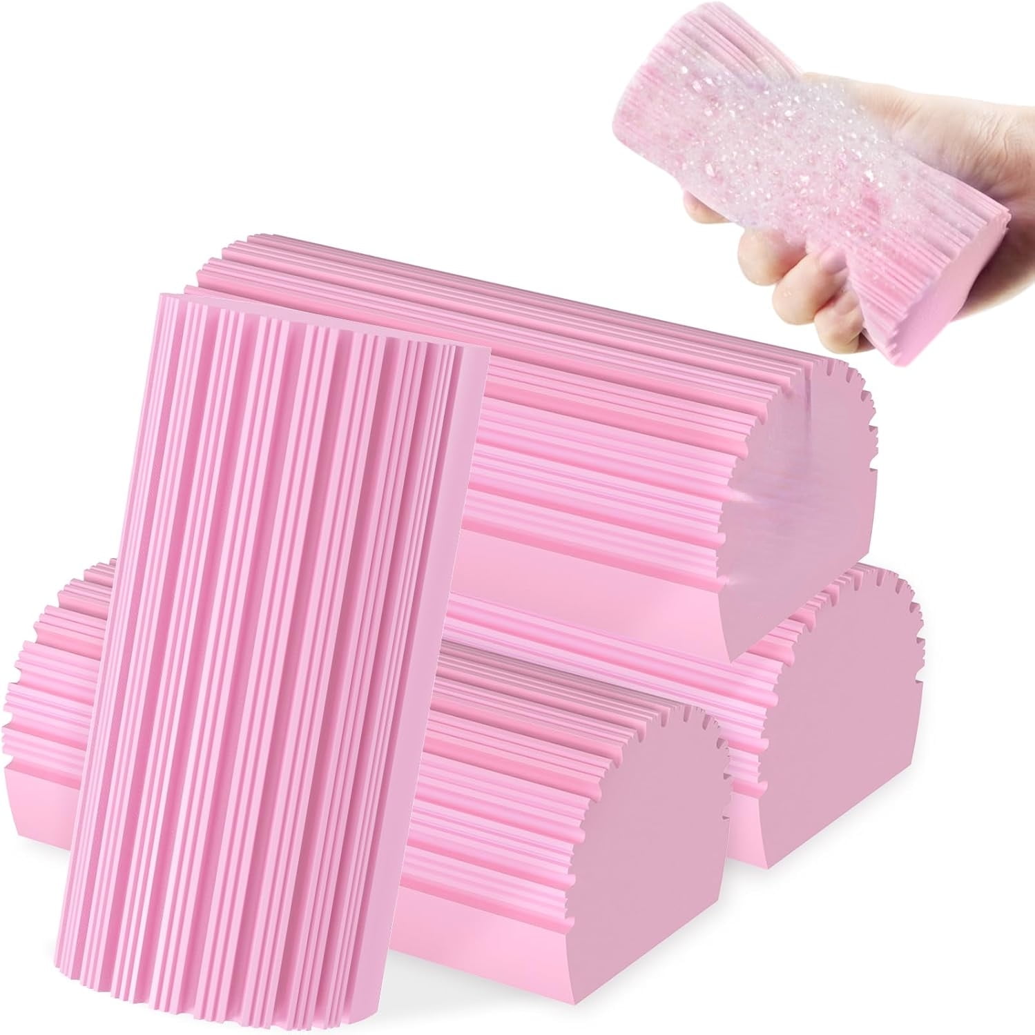 4Pcs Damp Dusting Sponge Duster, Household Clean Sponges Duster for ...