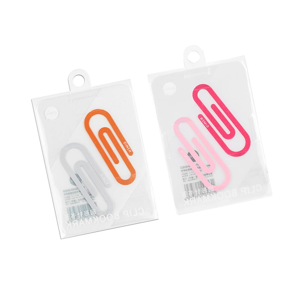 4Pcs Decorative Paper Clips Book Reading Markers Mini Exquisite Paper ...
