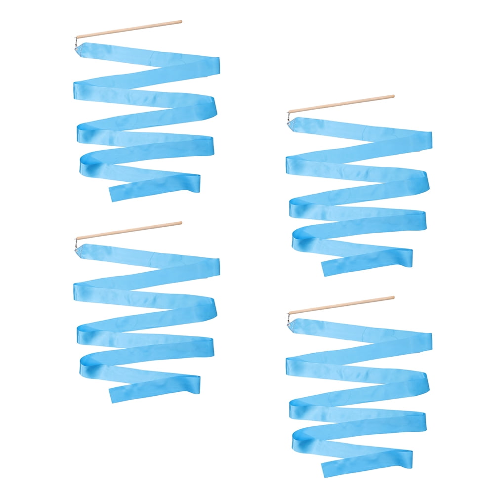 4Pcs Delicate Dancing Ribbons Rhythmic Art Gymnastics Ribbons Stage ...