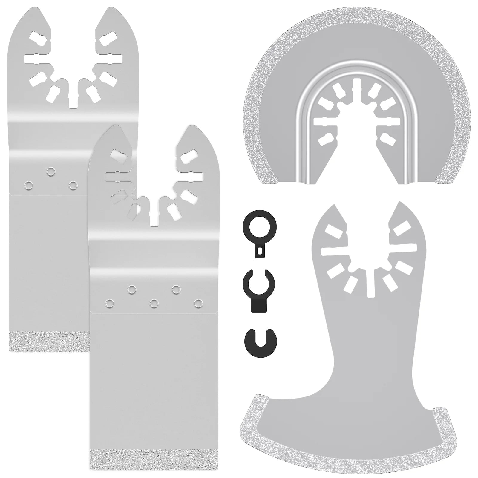 4Pcs Diamond Oscillating Tool Blade Set Professional Diamond Multitool ...