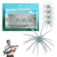 4Pcs Dice Bait, Floating TPR Swimbait with Reflective Stars,Tentacle ...