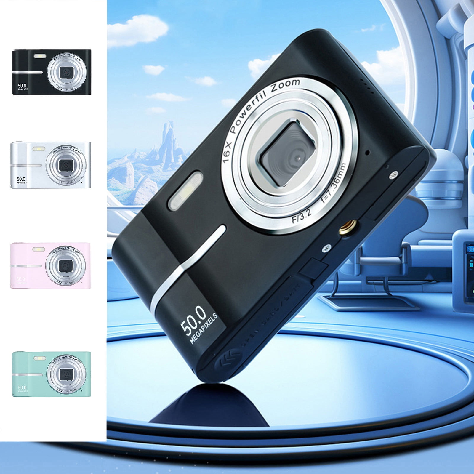 4Pcs Digital Camera, Yannianjz 4K Digital Camera with 50MP Photos and ...