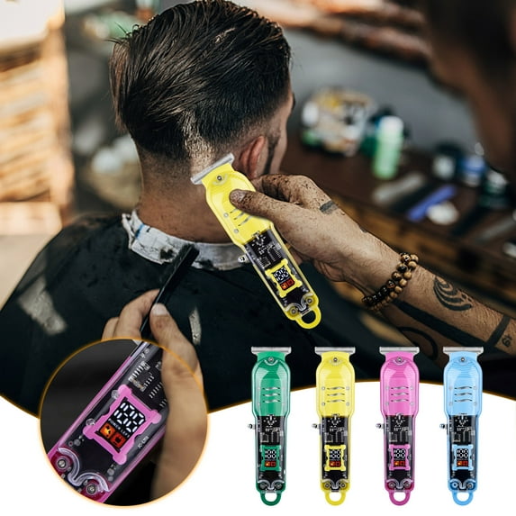 4Pcs Digital Hair Clipper Yannianjz Digital Transparent Body Hair ...