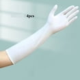 4Pcs Disposable Nitrile Gloves - Multi-Purpose Extended Cleaning Gloves ...