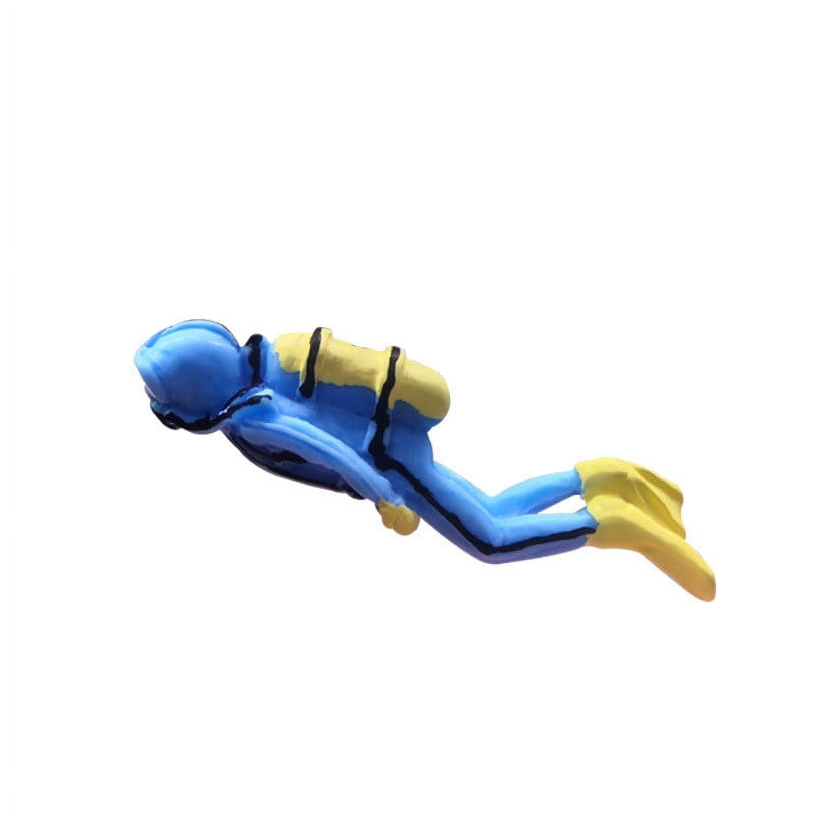 4Pcs Diver Figurines Mini Swimmers Figurines Tiny Diver Model for ...