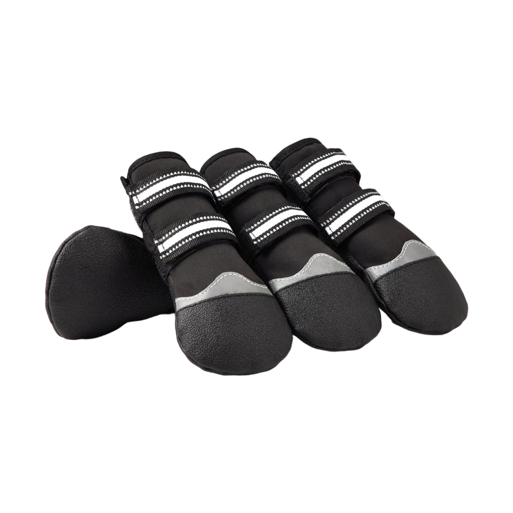 4Pcs Dog Shoes Feet Cover Protective Dogs Shoes Booties with Adjustable ...