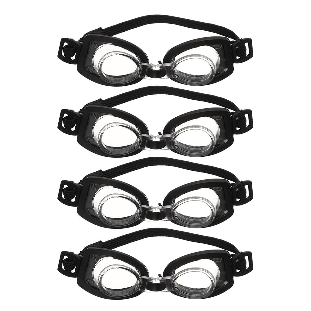 4pcs Doll Glasses Decor Cartoon Doll Goggle Mini Goggle Model Doll Accessories