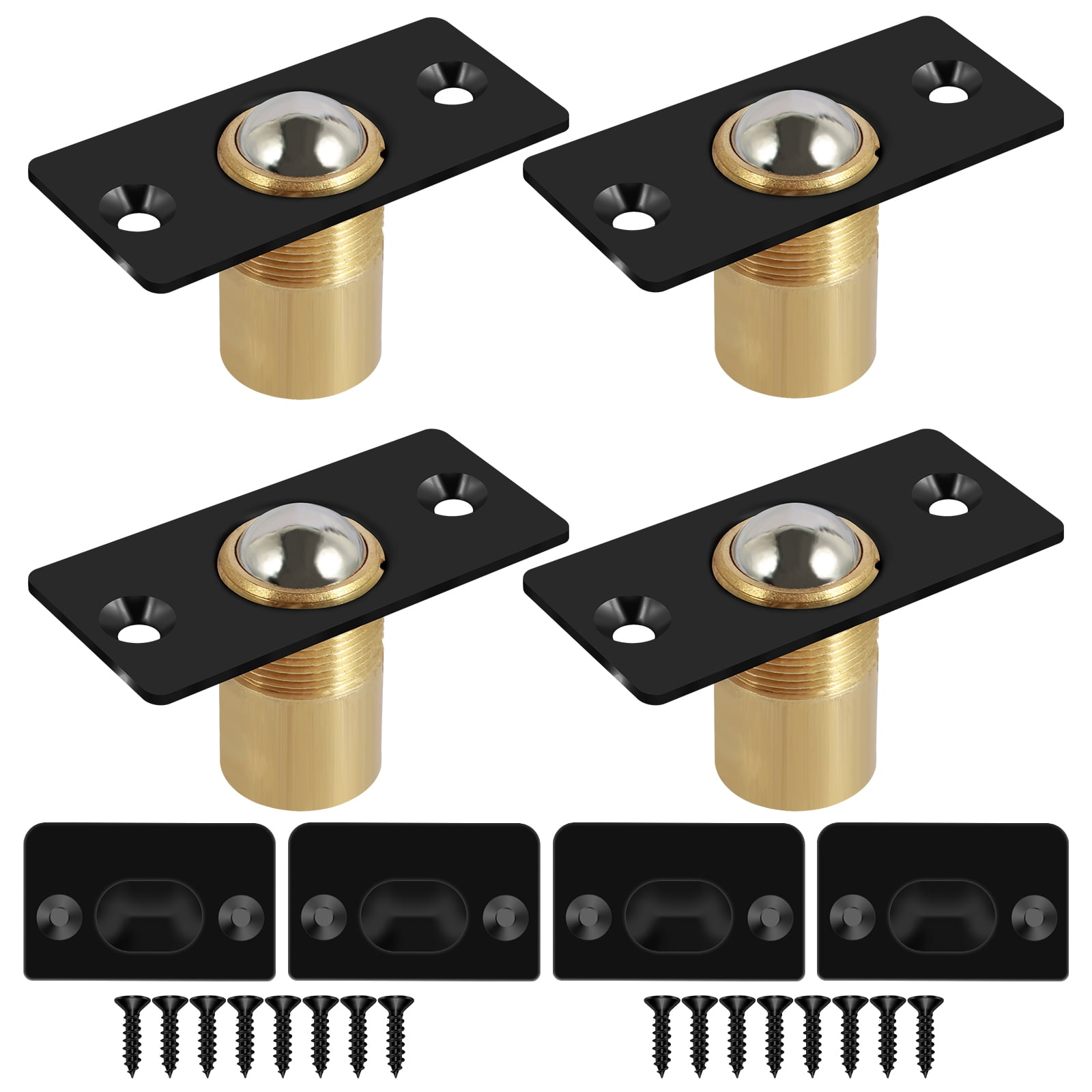 4Pcs Door Ball Catch Stainless Steel Door Ball Latch Quiet Closet Ball ...
