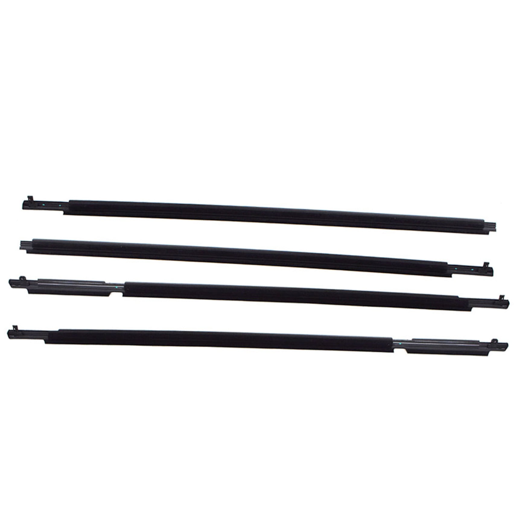 4Pcs Door Outside Weatherstrip Trim, Window Weather Stripping Seal Belt ...