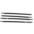 4Pcs Door Outside Weatherstrip Trim, Window Weather Stripping Seal Belt ...
