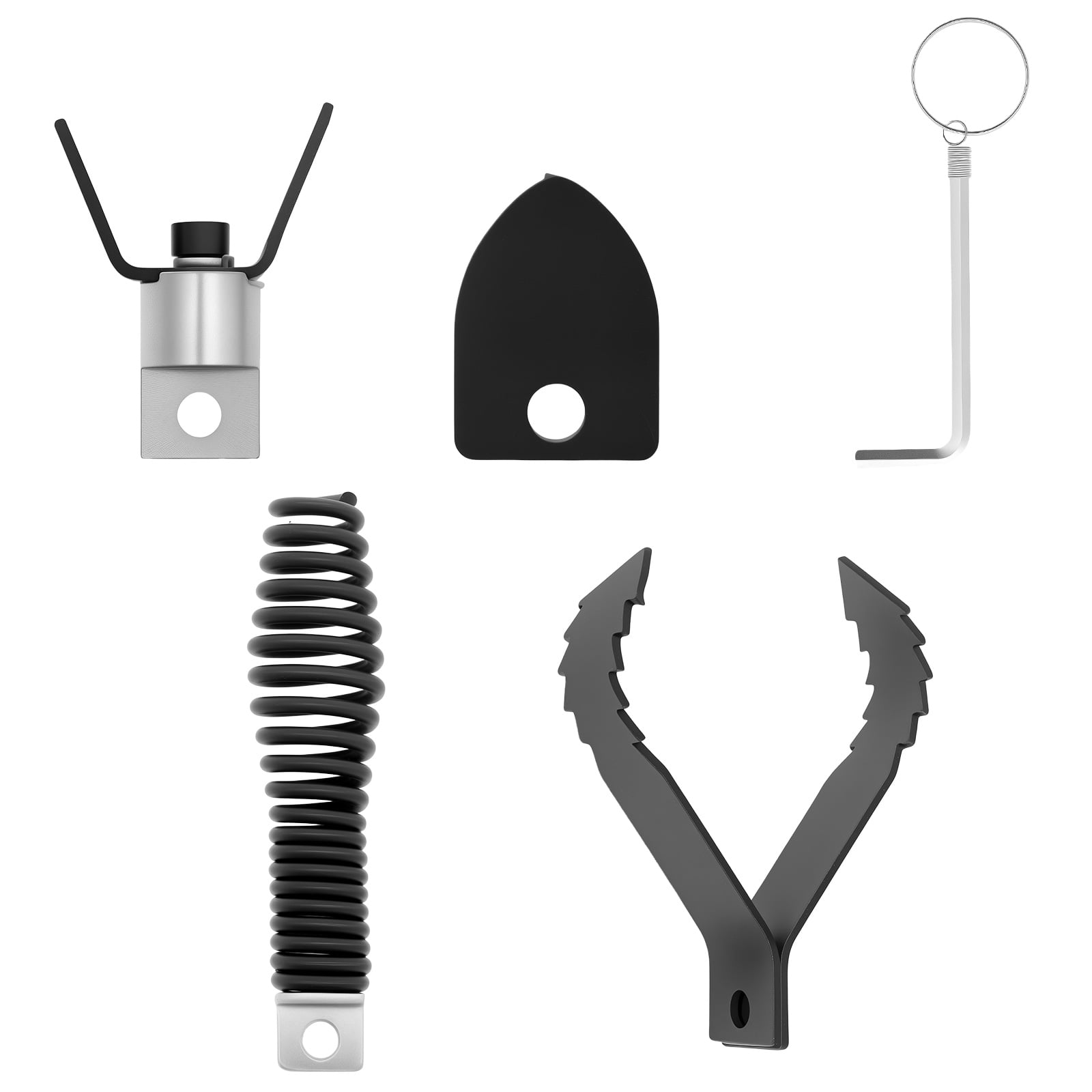 4Pcs Drain Cleaner Combination Cutter Head Set Manganese Steel Drain ...