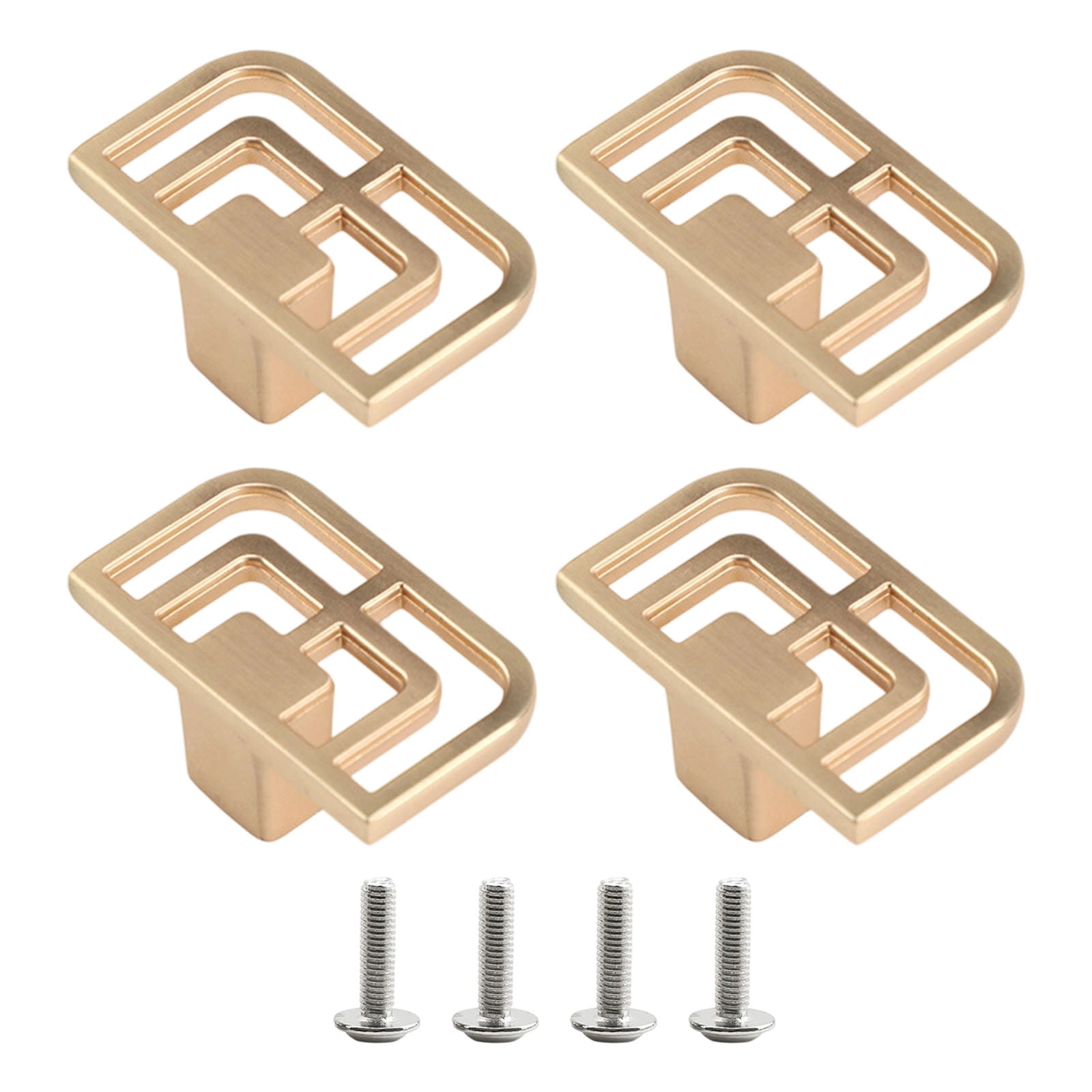 4Pcs Drawer Pulls Metal Dressers Knob Cupboard Handle Modern Furniture ...