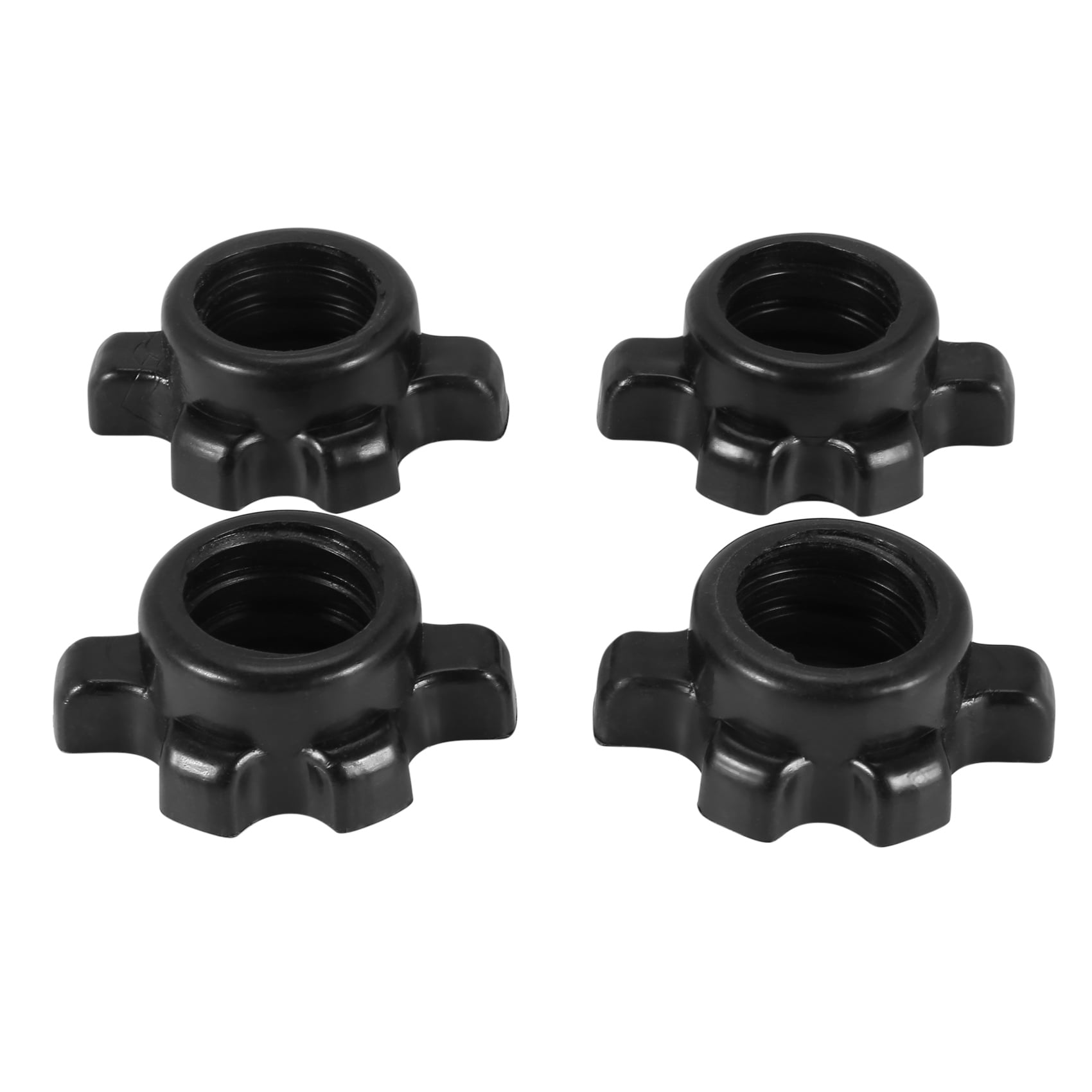 4Pcs Dumbbell Bar Nut Barbells Screw Clamp Dumbell Weight Lifting ...