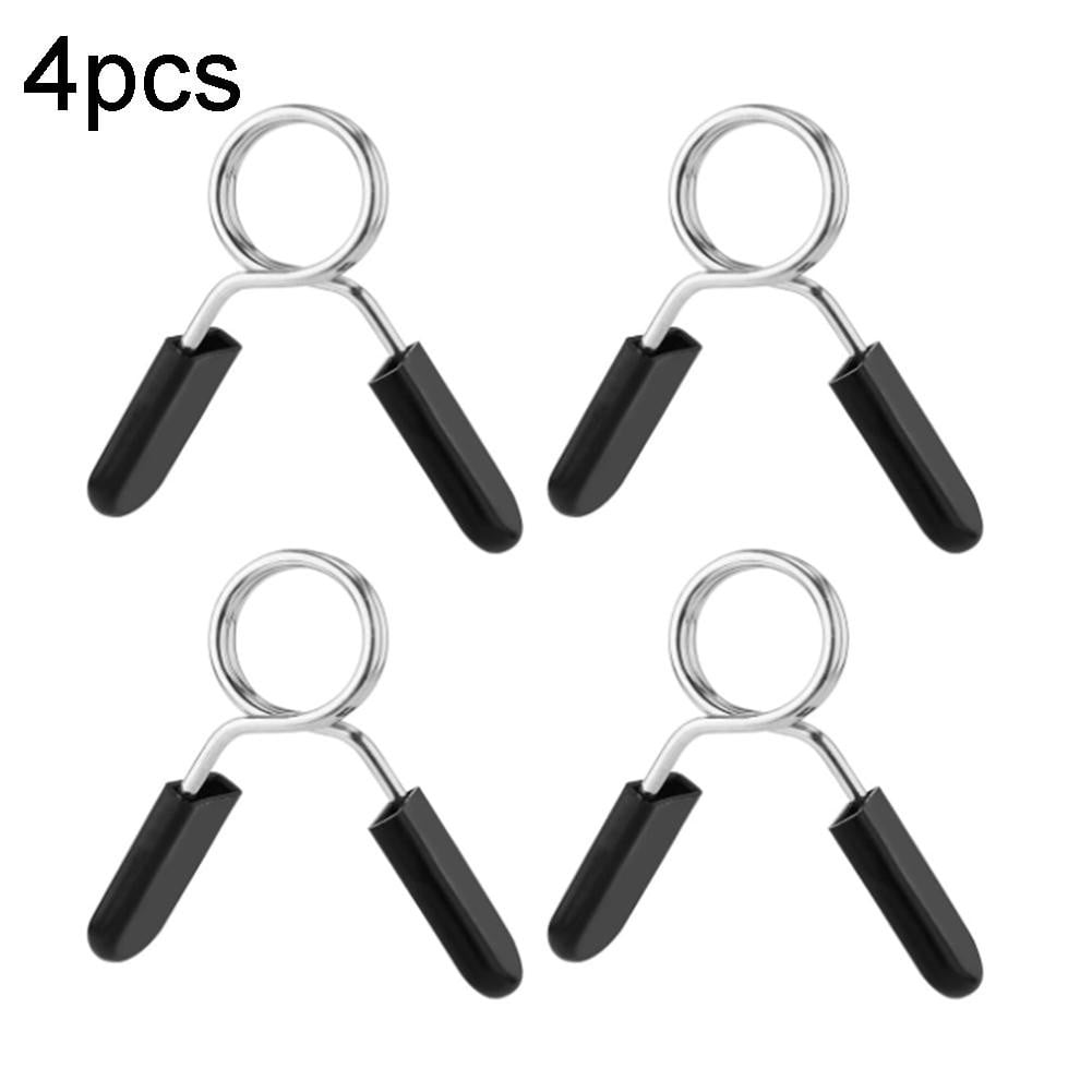 4pcs Dumbbell Barbell Clamps Stainless Steel Weight Clips Gym Accessory ...