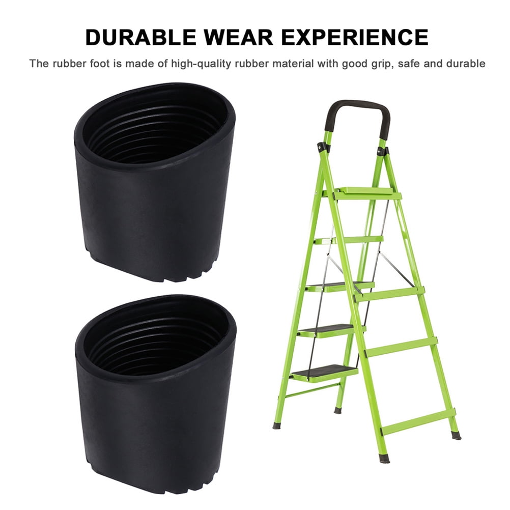 4Pcs Durable Non Slips Ladder Rubber Feet Mat Step Ladder Foot Cushion ...