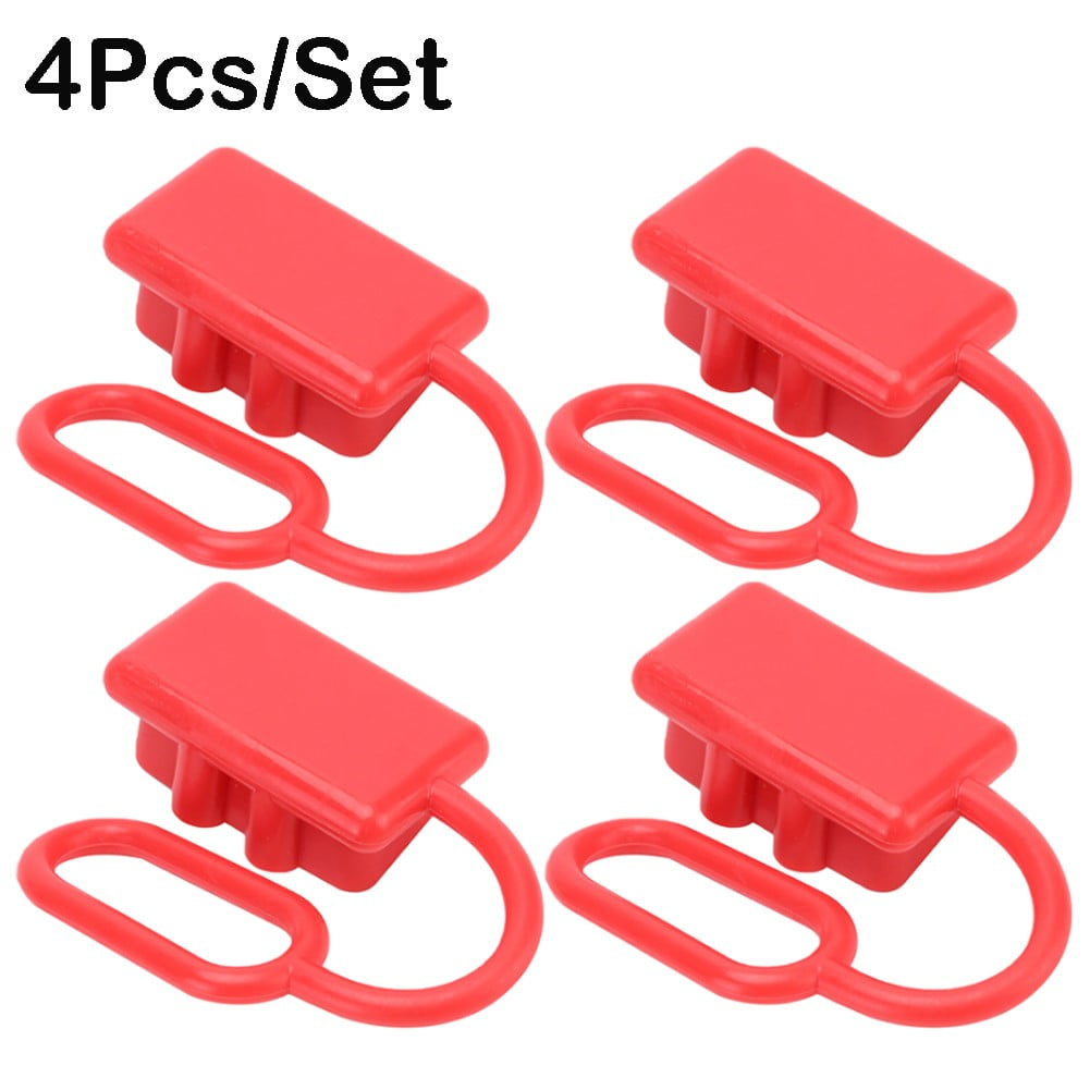 4Pcs Dust Cap for Anderson Plug Cover Connectors 50Amp Battery ...