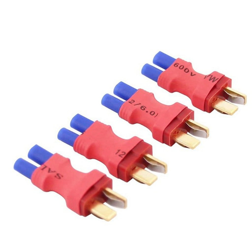 4Pcs EC2 Female to T Dean Male Plug Conversion Connectors For Battery ...