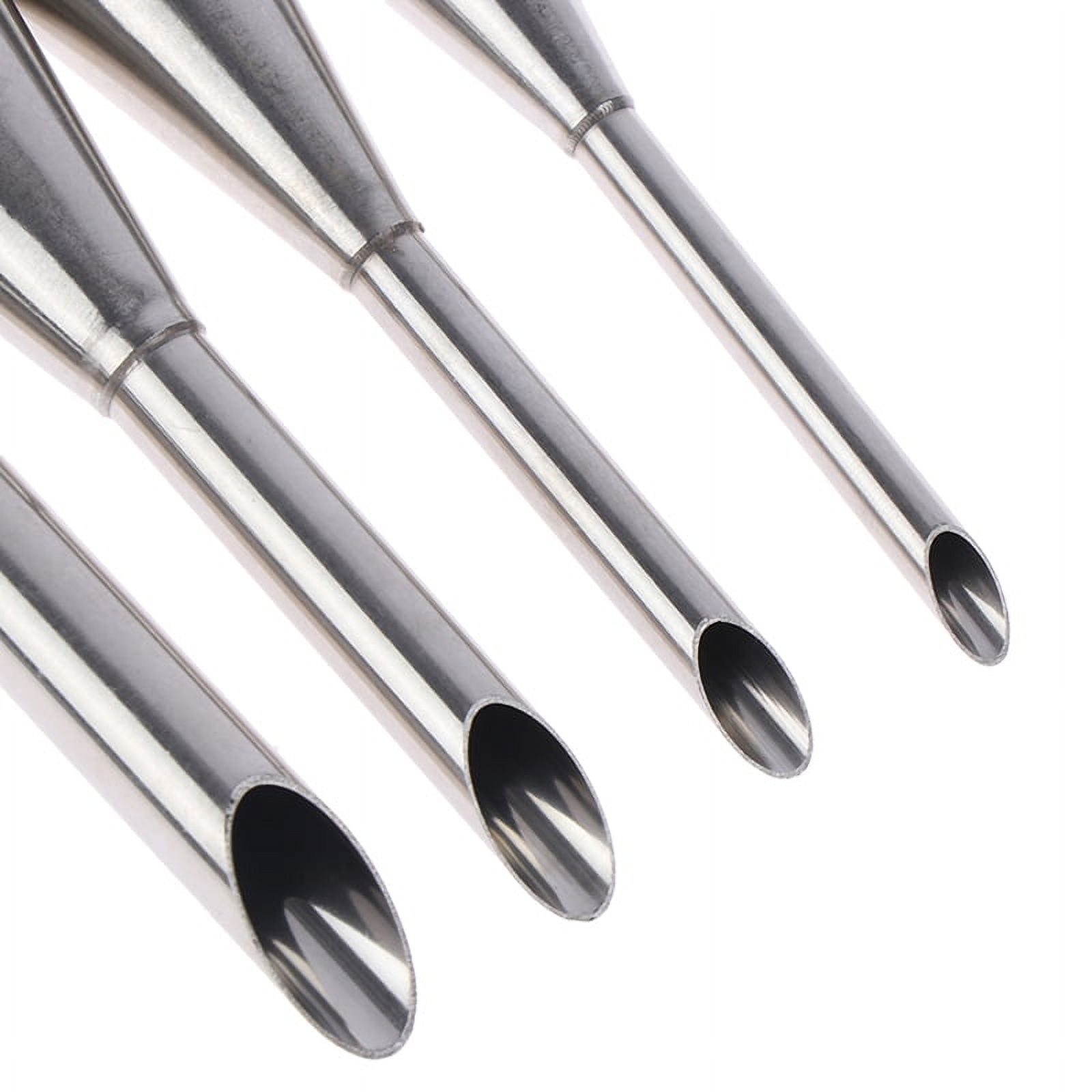 4Pcs Eclair Puff Nozzles Cupcake Filling Tube Pastry Syringe Cream ...