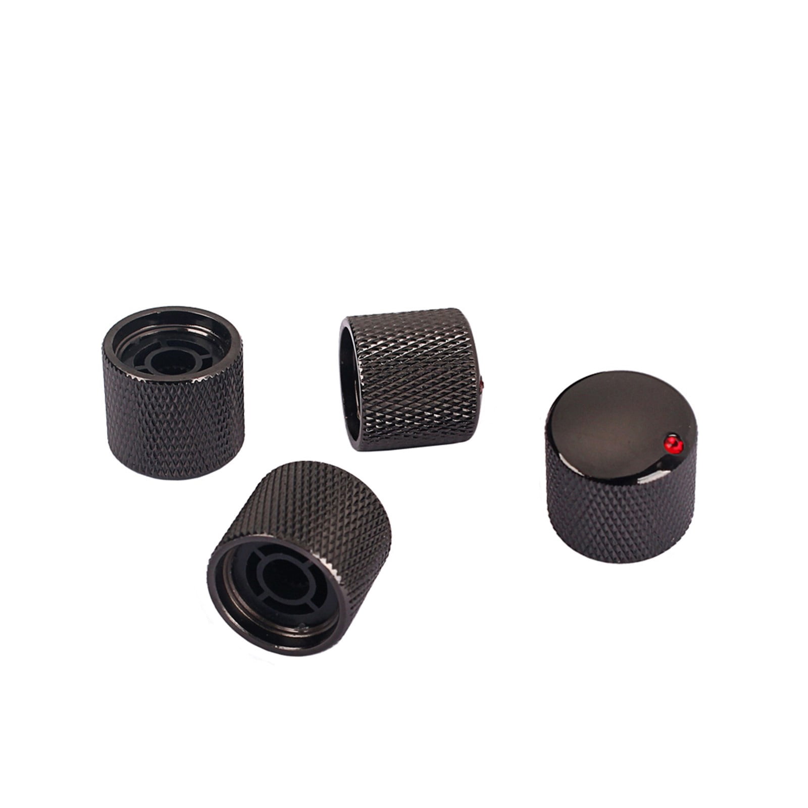4Pcs Electric Guitar Bass Knobs Volumes Tone Control Knobs ...