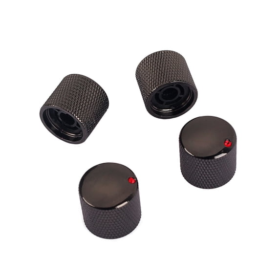 4Pcs Electric Guitar Bass Knobs Volumes Tone Control Knobs ...