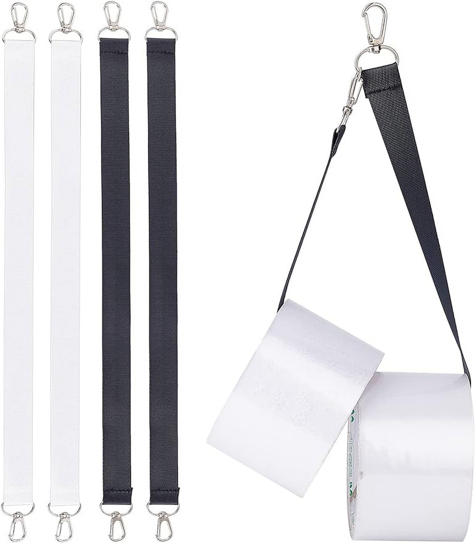 4Pcs Electrical Tape Holder Strap Nylon Belt Strap with Swivel Hooks ...