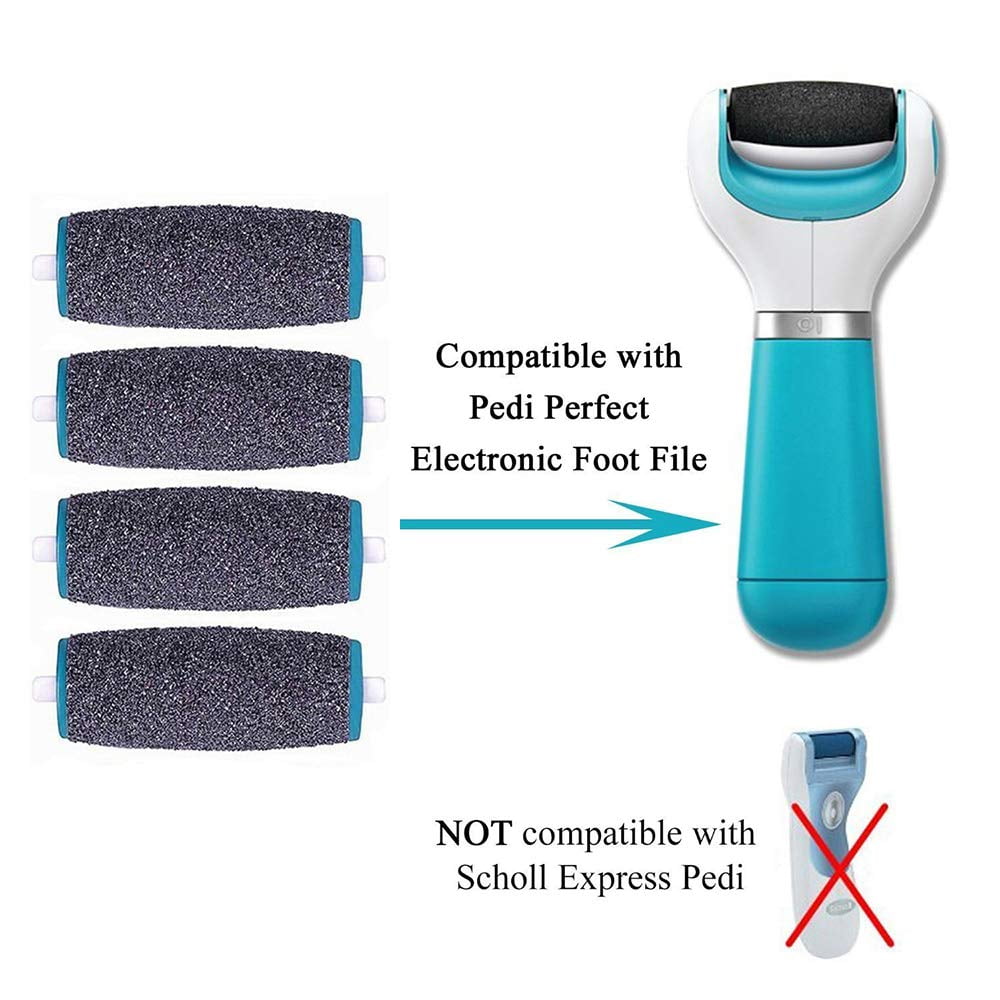 4Pcs Electronic Foot File, Regular Coarse Foot File, Refills ...