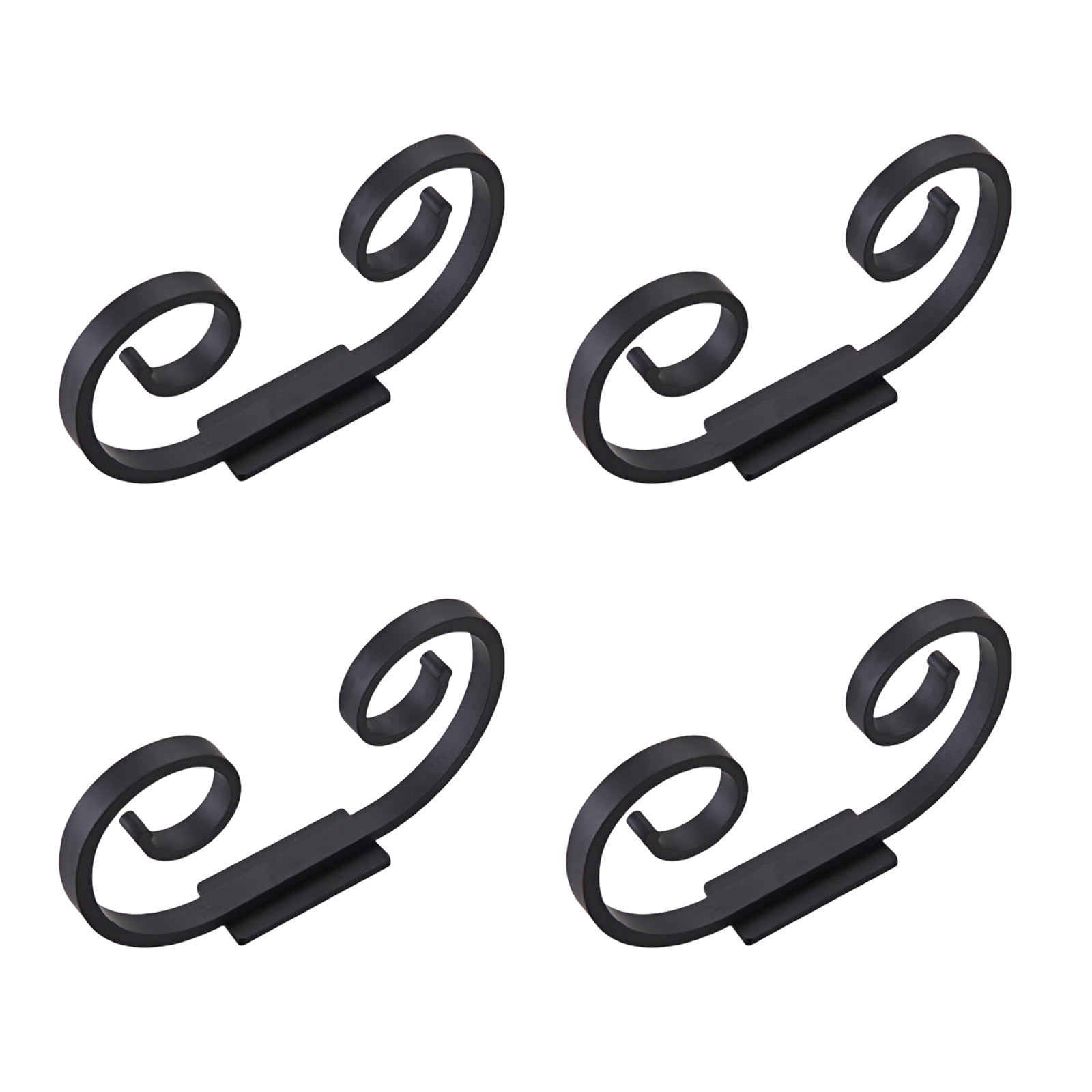 4Pcs Elegant Metal Wine Glass Rack Wall Mounted Stemwares Holder for ...