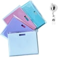 4Pcs Erasable Badge Note,Reusable Silicone Badge Buddy Notepad,Mini Dry ...