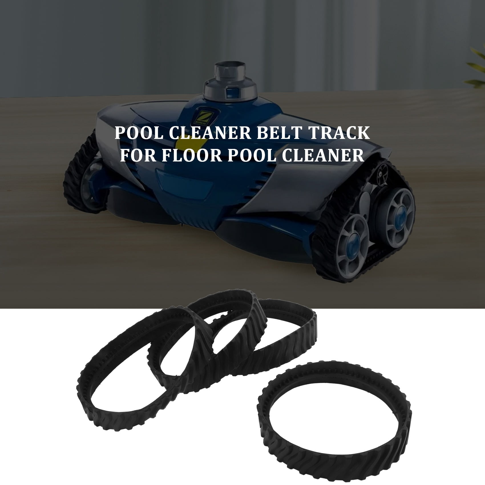 4Pcs Exact Track Replacement In-Ground Pool Cleaner Heavy Duty Rubber ...